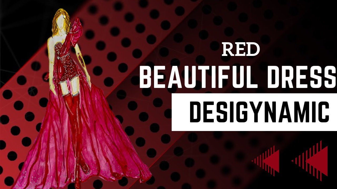 Red dress drawing / Fashion Illustration Art / fashion design / fashion ...