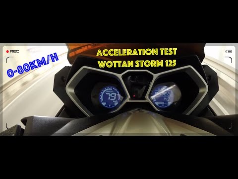 Wottan Storm 125 | POV Acceleration Test