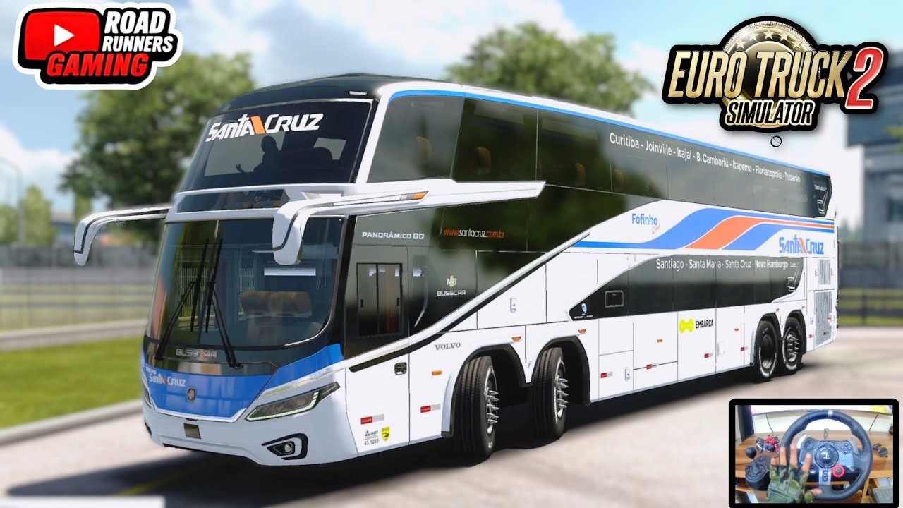 Coolest & Relaxing Drive Volvo Busscar NB1 DD Bus | ETS2 Passenger ...