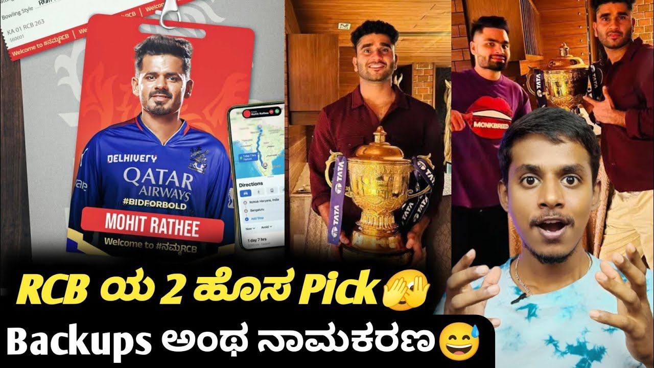 IPL 2025 Mega auction Abhinandan Singh and Mohit Rathee sold to RCB for ...