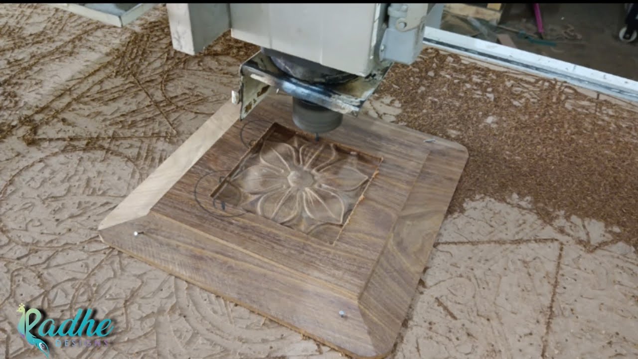 Wooden_3D_CNC_Work_3D_Flower_Design_CNC_Design_Flower_Design_Making_By ...
