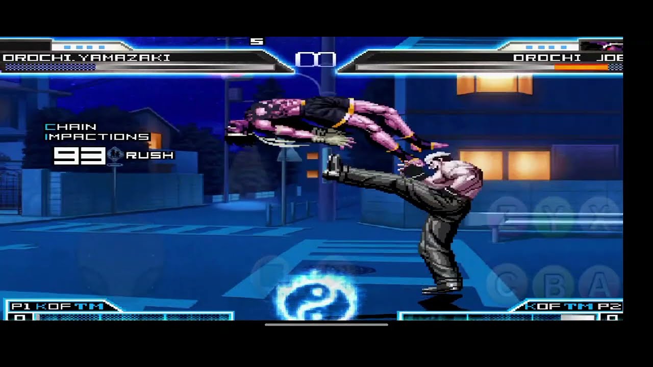 [KOF Mugen] Orochi Yamazaki vs Orochi Joe Epic Battle - YouTube