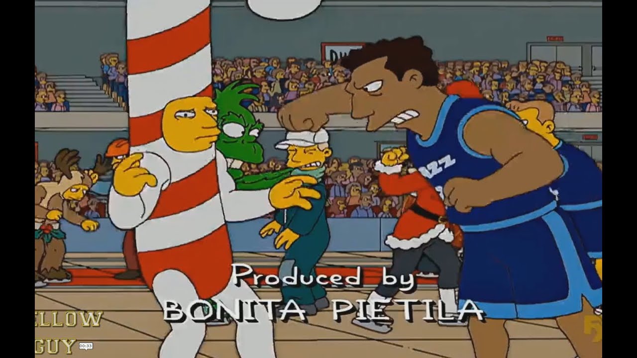 The Simpsons- Brawl At The Game Field ! - YouTube