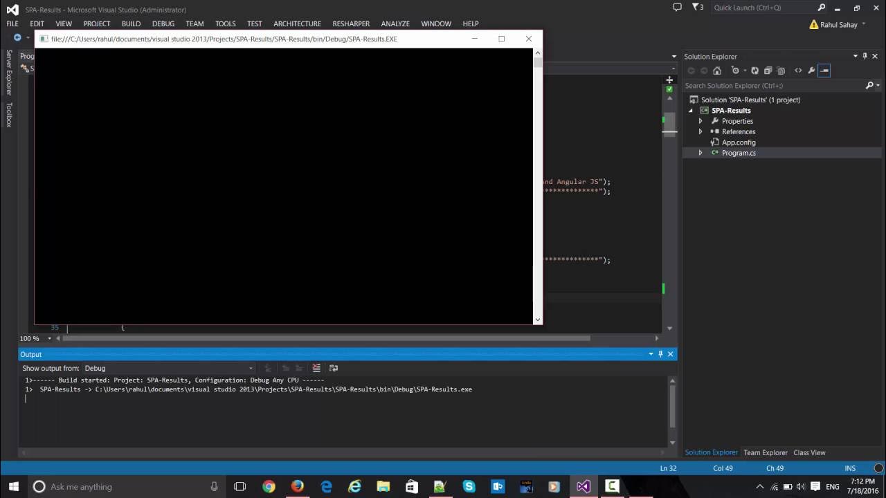 Building Single Page App Using ASP.NET Core with Entity Framework Core and AngularJS - Results ...