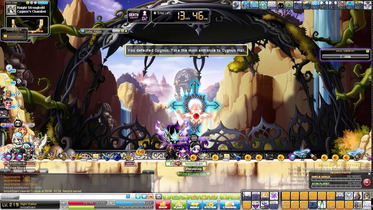 Maplestory GMS NW Empress Solo Pt .2 - YouTube