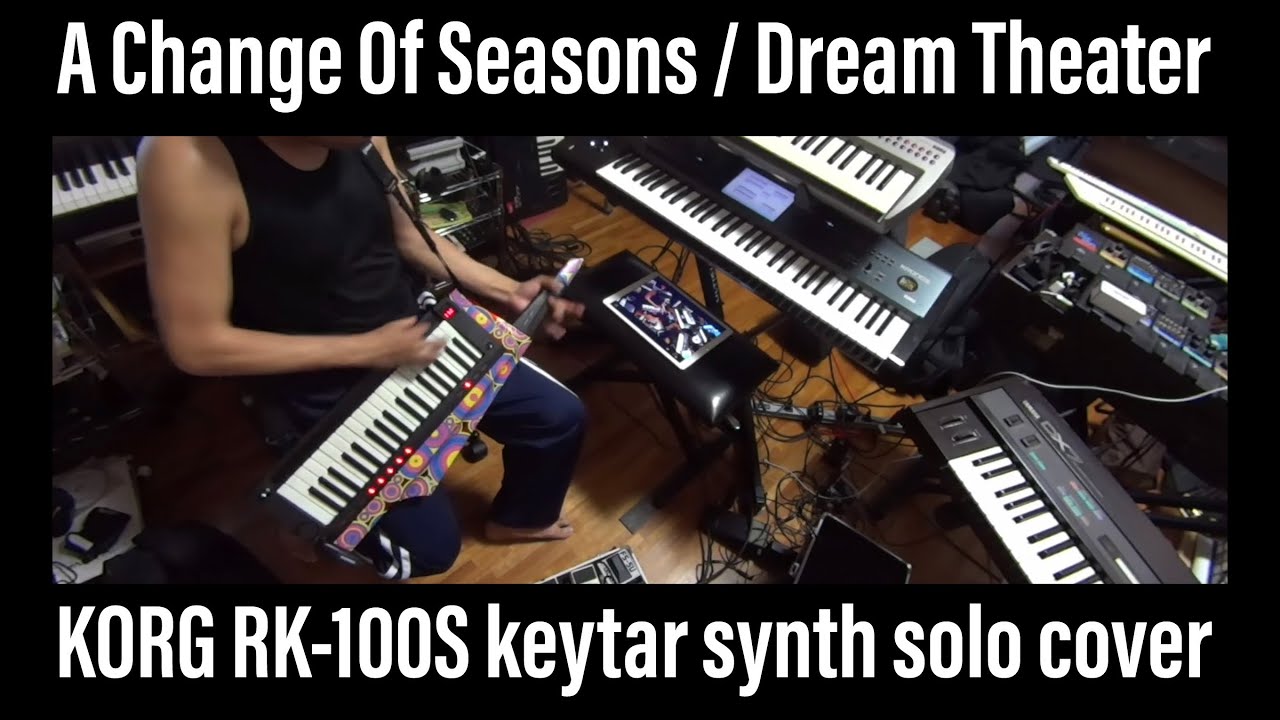 Dream Theater A Change Of Seasons keyboard solo cover KORG RK100S ...