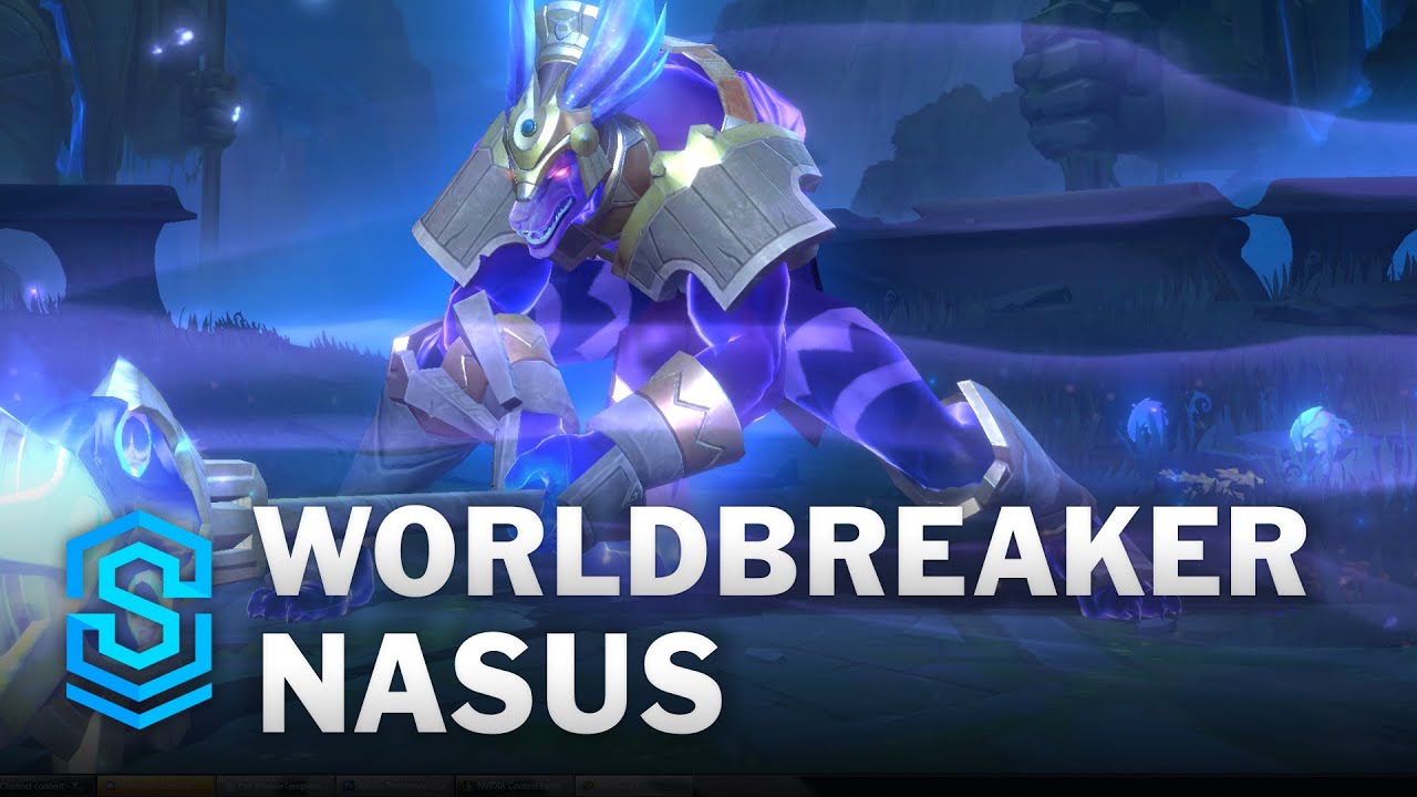 World Breaker Nasus Wild Rift Skin Spotlight - YouTube