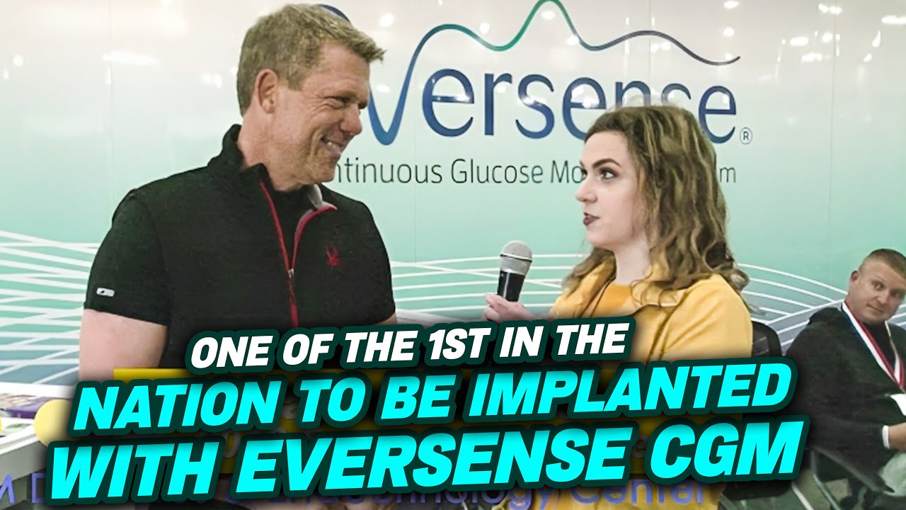 One of the 1st in the Nation to be implanted with Eversense CGM - YouTube