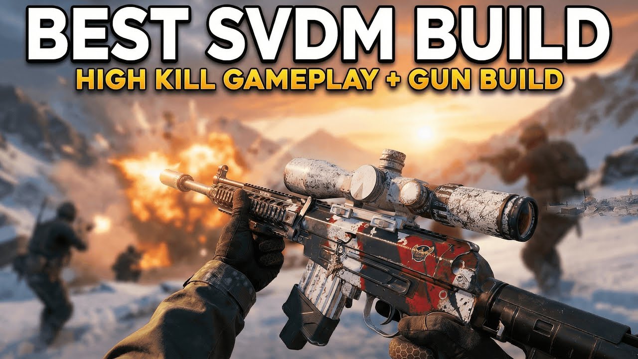 Best SVDM Build in Battlefield 6 | High Kill Gameplay & Gun Build - YouTube