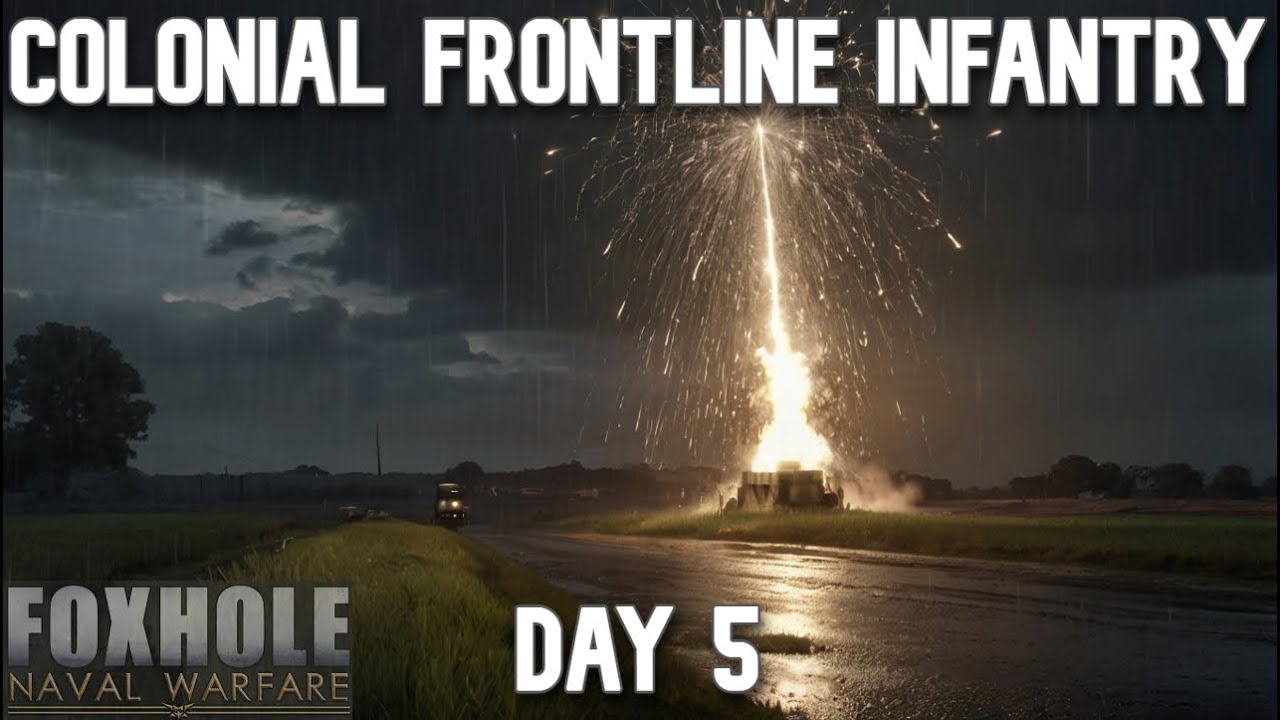 Foxhole War 112 | Day 5 | Colonial Frontline Infantry - YouTube