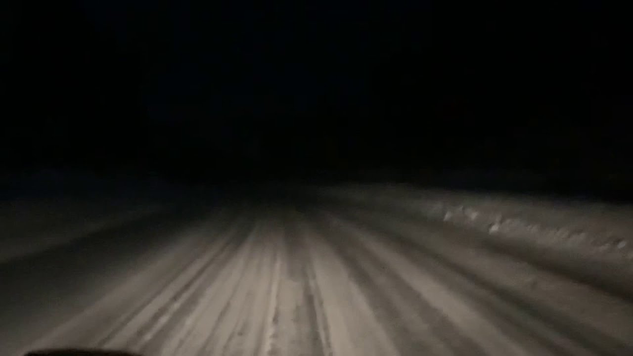 Black ice USA Road Highway - YouTube