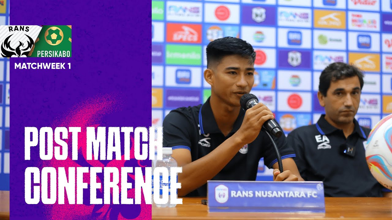 Post Match Conference | RANS Nusantara FC vs Persikabo 1973 | Liga 1 ...