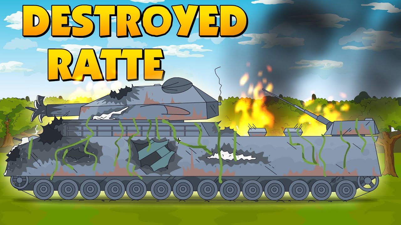 Destroyed Ratte - Cartoons about tanks - YouTube