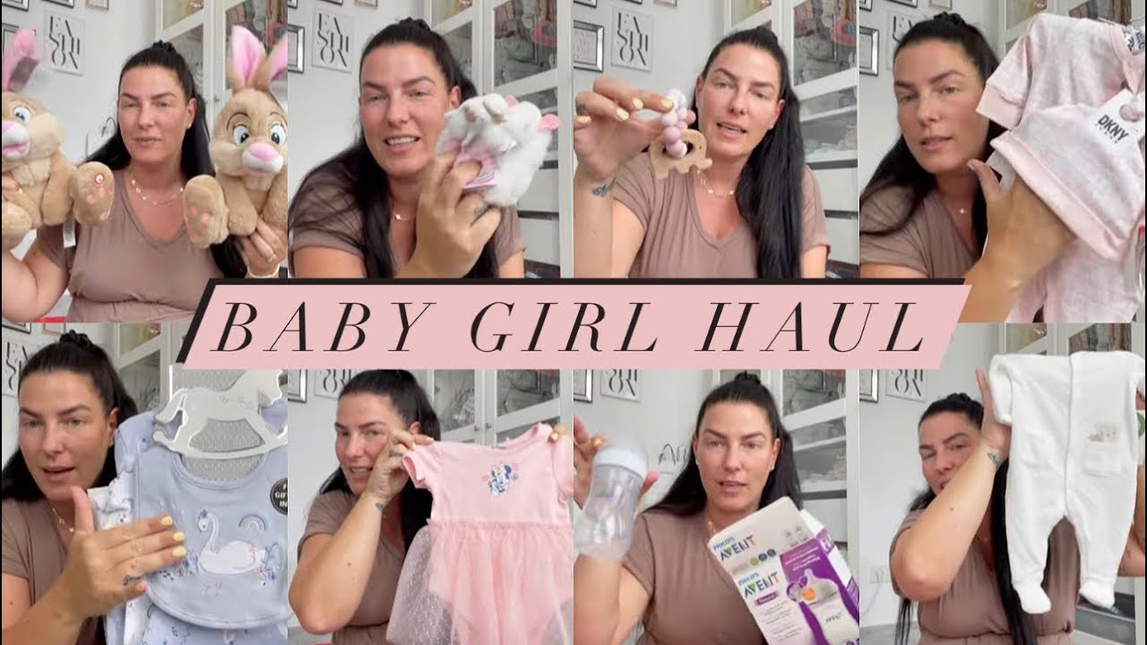 XXL BABY GIRL HAUL - C&A, TK-Maxx, Primark, Action & Aldi - YouTube