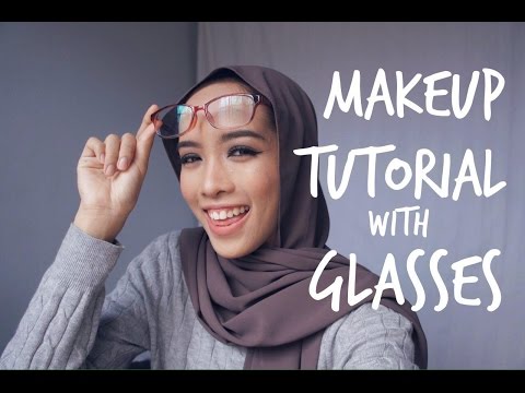 Makeup Tutorial with Glasses & Hijab | Aina Yaslina