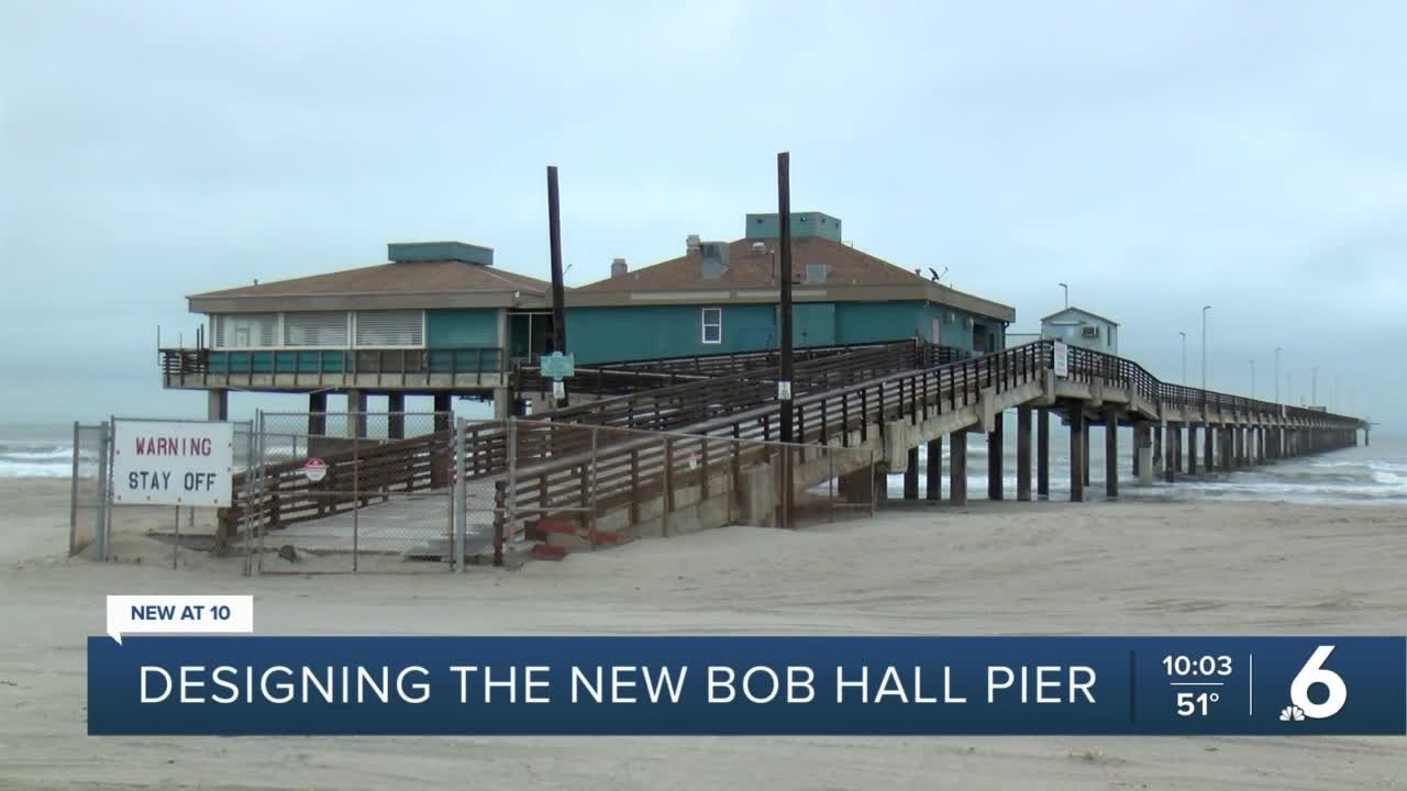 Designing new Bob Hall Pier - YouTube