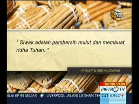 MANFAAT KAYU SIWAK - YouTube