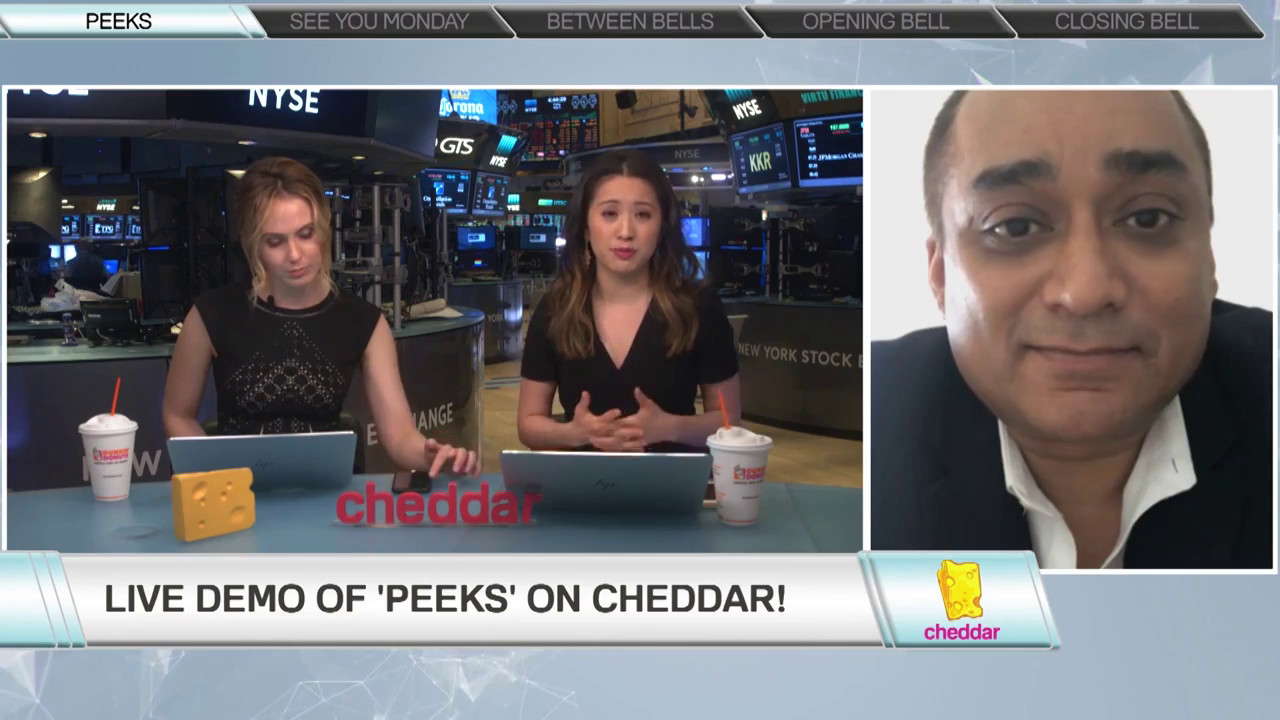 Cheddar interview with Peeks CEO Mark Itwaru - YouTube