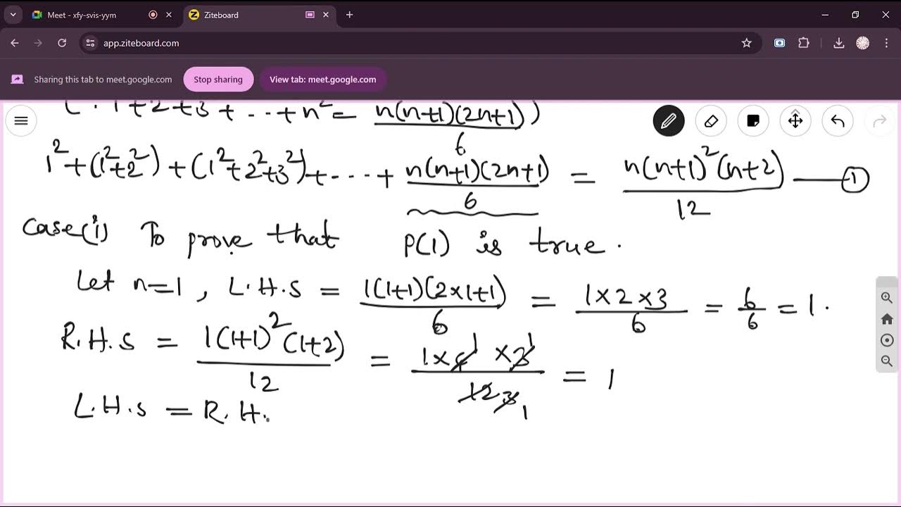 INTERMEDIATE MATHMATICS - I (A)- MATHEMATICAL INDUCTION- PROBLEM - CLASS-3 - YouTube