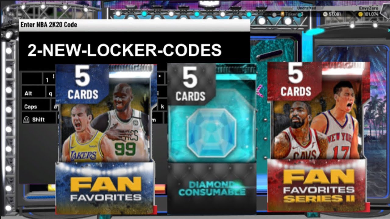 2 NEW LOCKER CODES IN NBA 2K20. NBA 2K20 LOCKER CODES. NBA 2K20 MYTEAM ...
