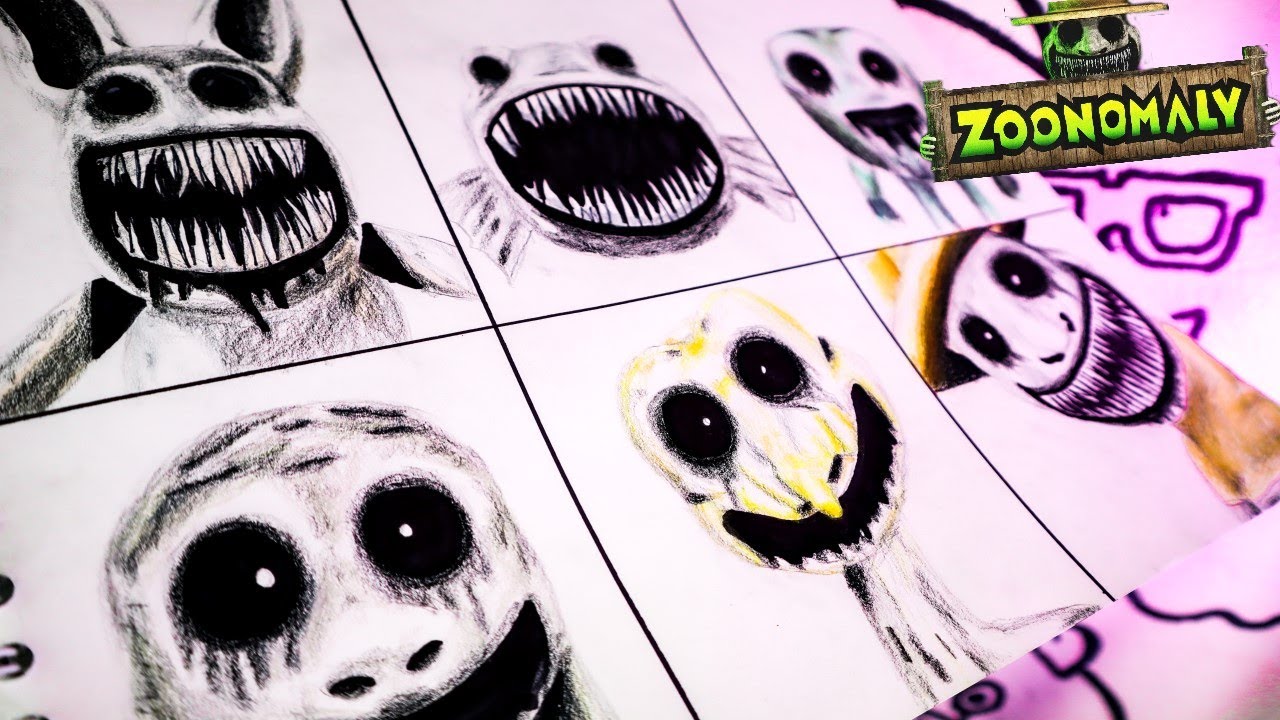 ZOONOMALY - COMO DIBUJAR | FÁCIL | PASO A PASO | MORE Jumpscares ...