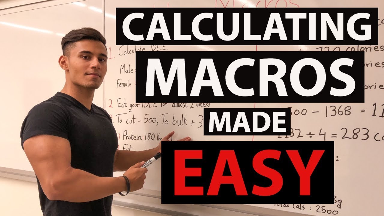 CALCULATING MACROS/CALORIE INTAKE MADE EASY! - YouTube