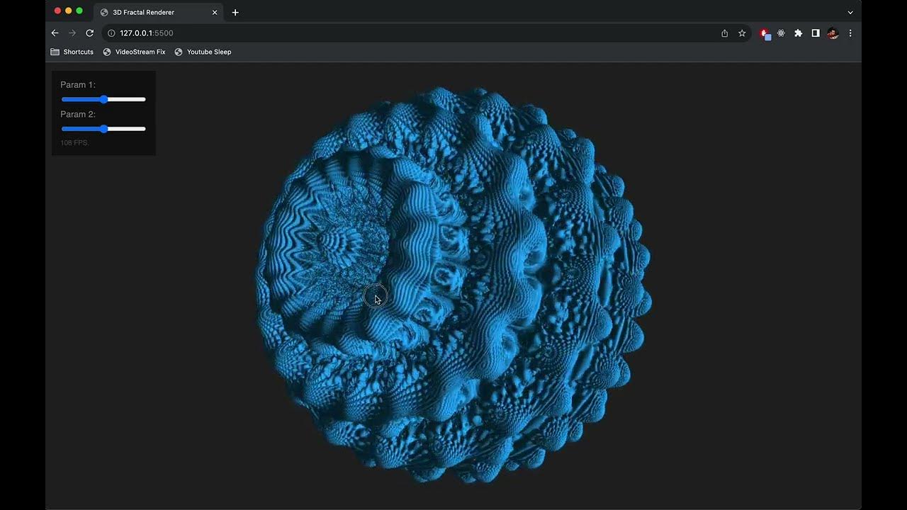 Ray marching the Mandelbulb SDF using WebGPU - YouTube