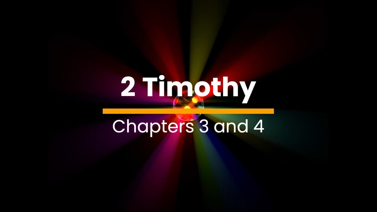 2 Timothy 3 & 4 - December 9 (Day 343) - YouTube