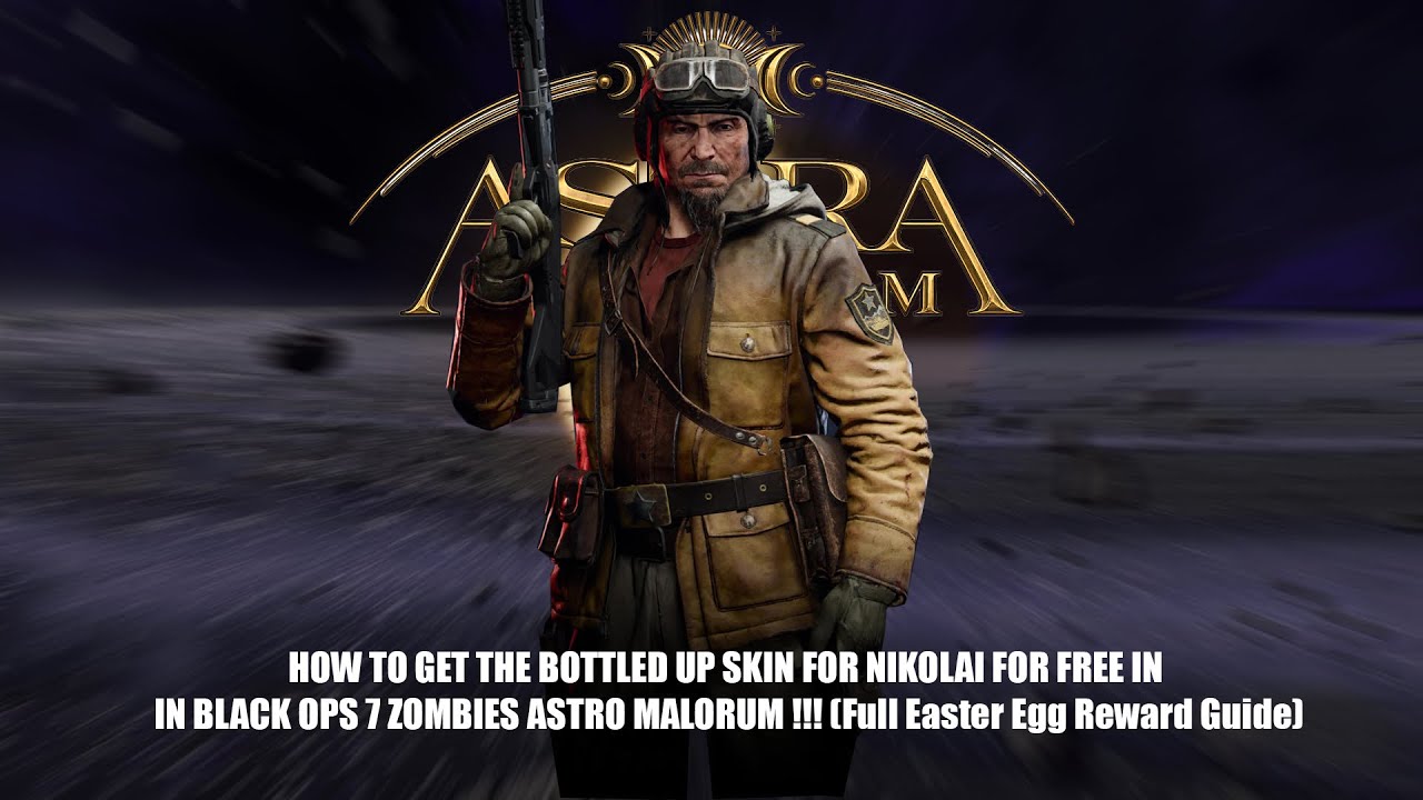 HOW TO GET THE NIKOLAI BOTTLED UP SKIN FOR FREE IN ZOMBIES ASTRO ...