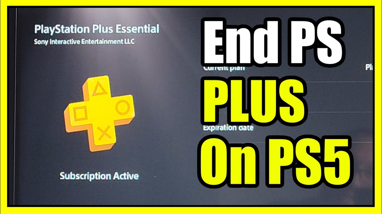 How to Cancel Subscriptions on PS5 for PS PLUS & End Auto Renew (Fast ...