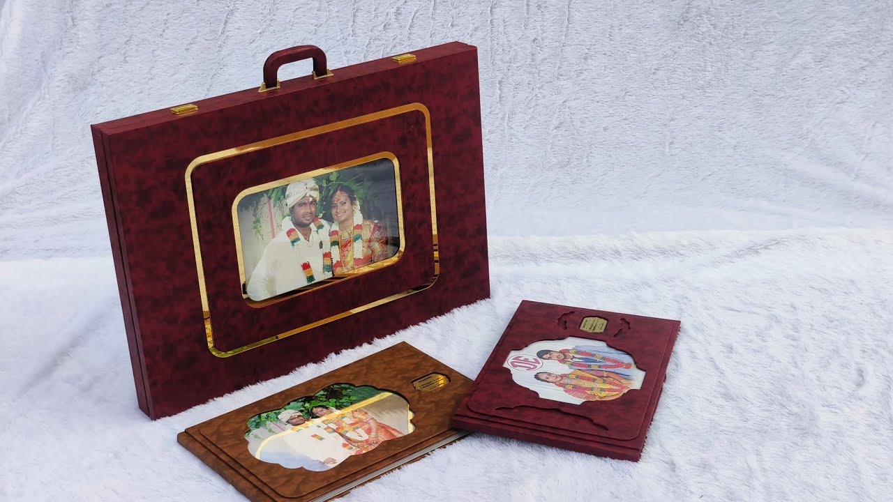 Royal Luxury wedding Album Box design Brand New - YouTube