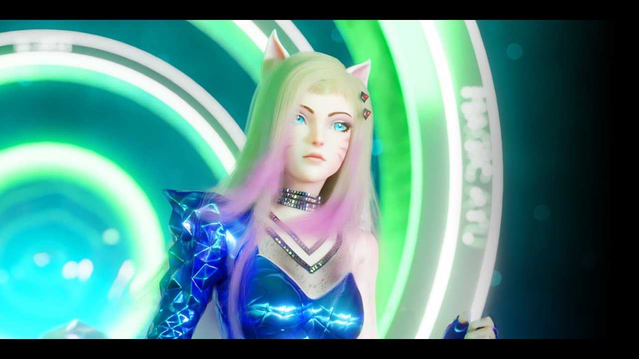 [K/DA ARI]League of Legends: Wild Rift Ari CG animation by blender ...