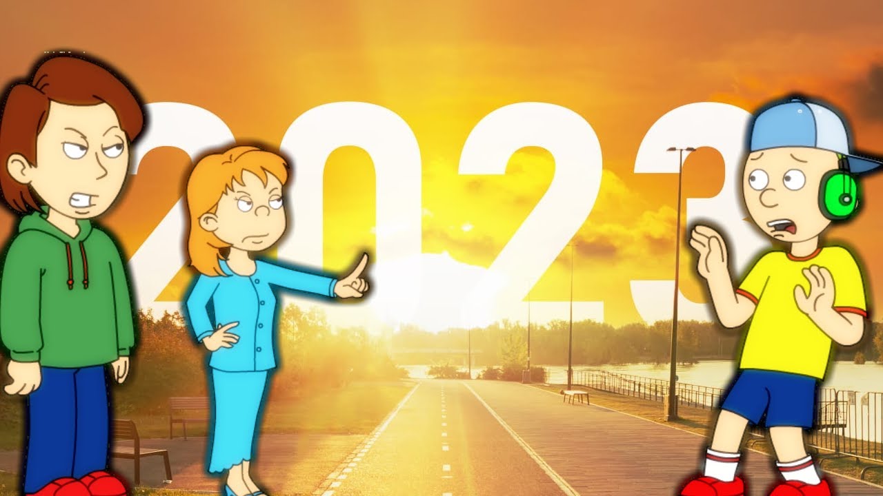 Caillou Ruins the New Years Eve/Grounded - YouTube