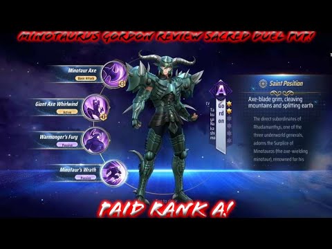 Saint Seiya: Awakening (KOTZ) - Minotaurus Gordon Review at Sacred Duel ...
