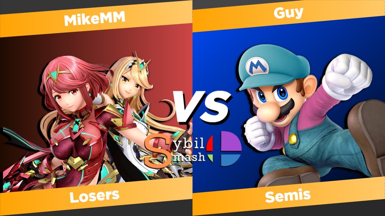 Sybil Smash Losers Semis - MikeMM (Pyra/Mythra) Vs. Guy (Mario) SSBU ...