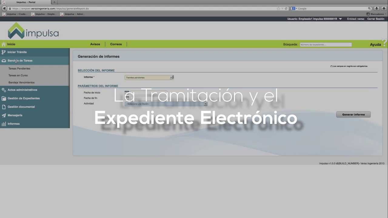 Plataforma Impulsa - Tramitación y Expediente Electrónico - YouTube