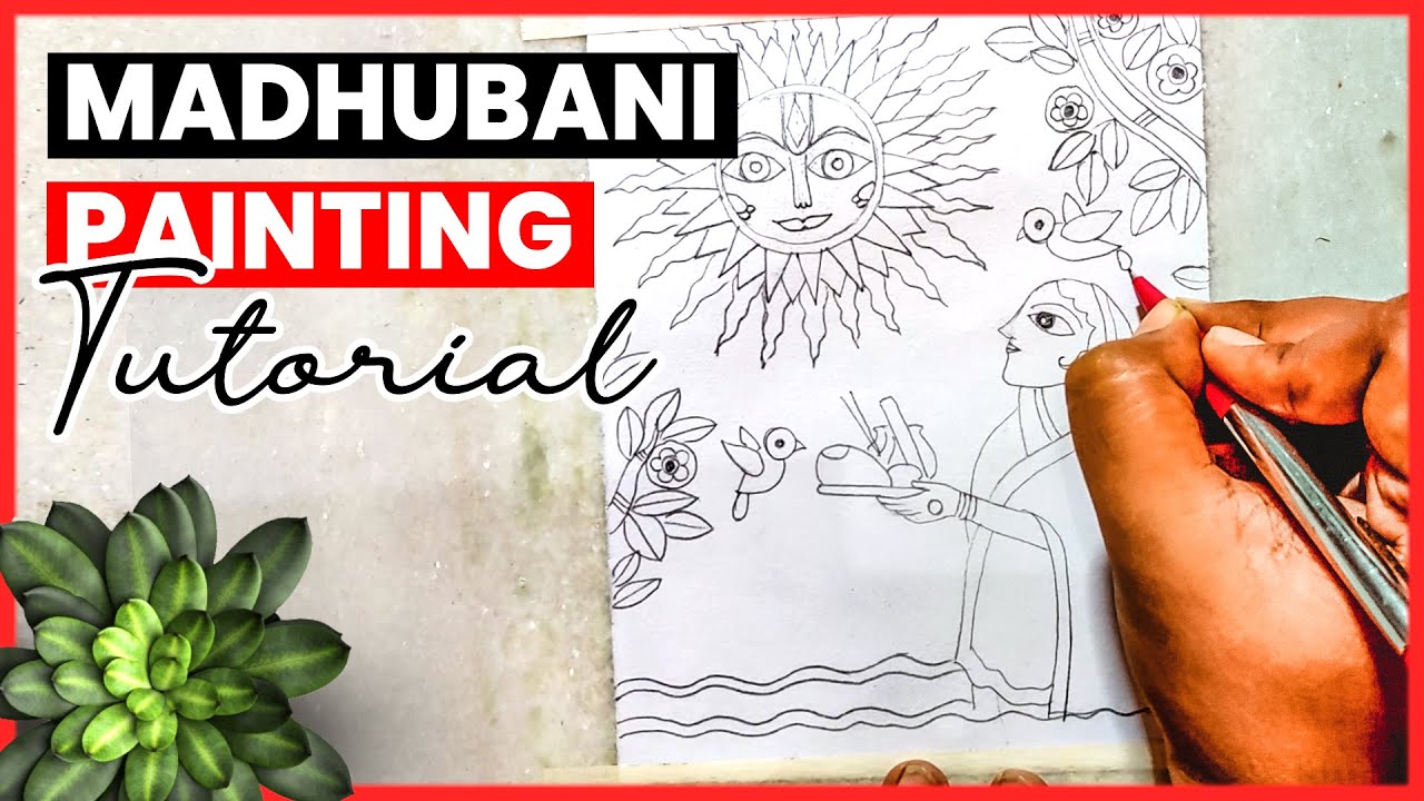 Chhath puja drawing /how to draw chath pooja Painting /छठ पूजा ...