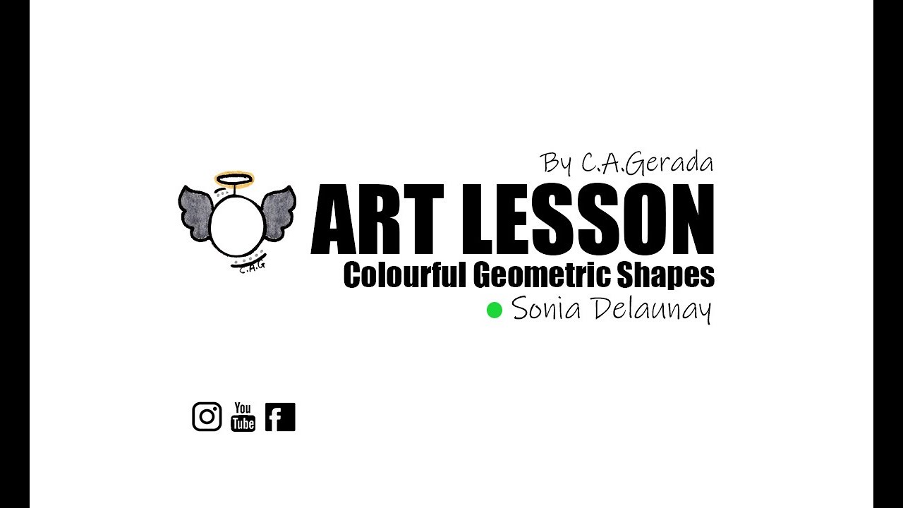 Colourful Geometric Shapes - Art Lesson - YouTube