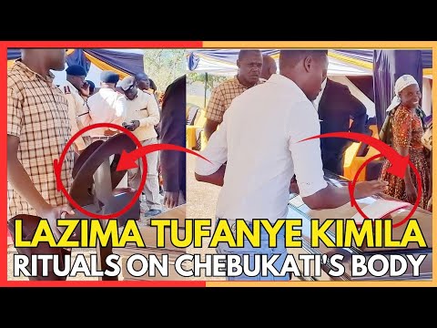"Shocking Rituals Performed on Chebukati’s Body Before Public Viewing ...