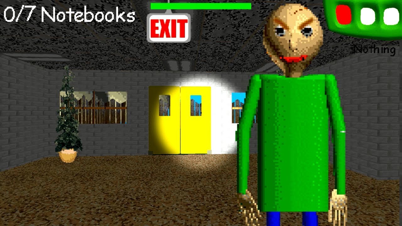 Baldi's Basics HARD MODE Pre-Release 1 - YouTube