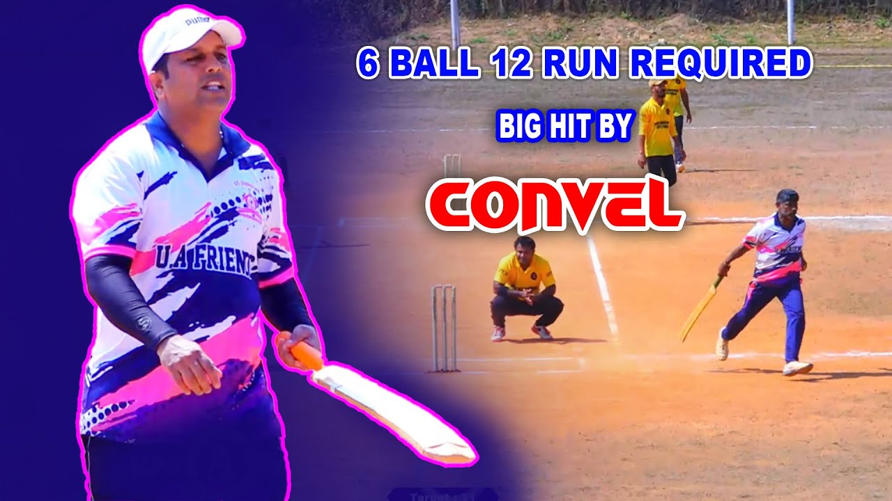 6 BALL 12 RUN REQUIRED BIG HIT BY || CONVEL 🏏🔥🔥 - YouTube