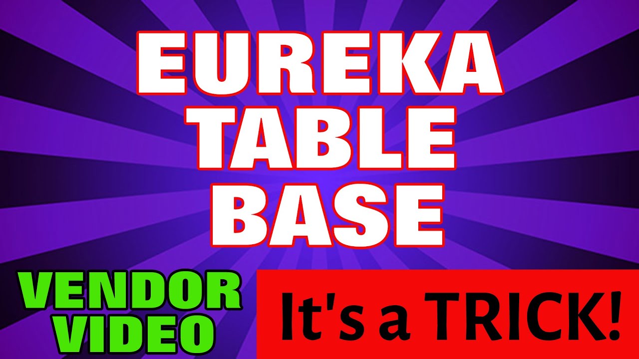 Eureka Magic Table Base Fits Your Performance Style - MagicTricks.com ...