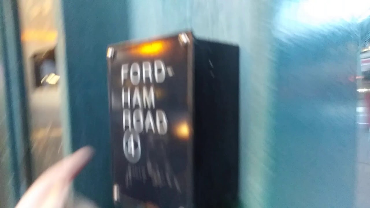 GAL hydraulic elevator at Fordham road station - YouTube