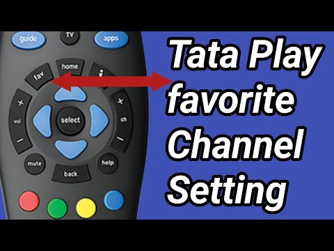 Tata Play Favorite Channel Setting || Favorite Channel Setting Tata Play