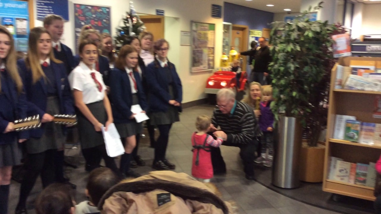 Maghull High School Choir sing Christmas Carols - YouTube