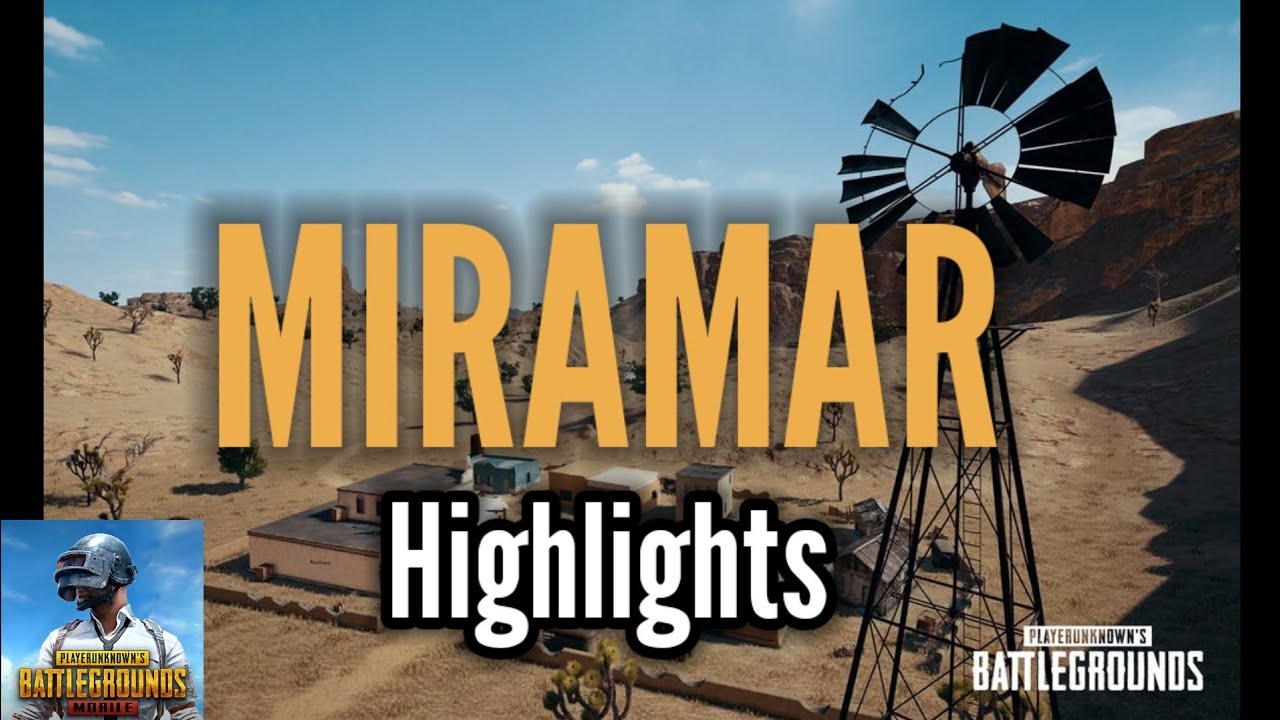 Miramar Gameplay Highlights (PUBGM) (AIM ASSIST OFF) - YouTube