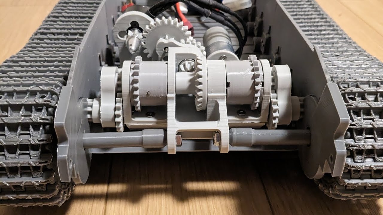 RC tanks steering system - YouTube