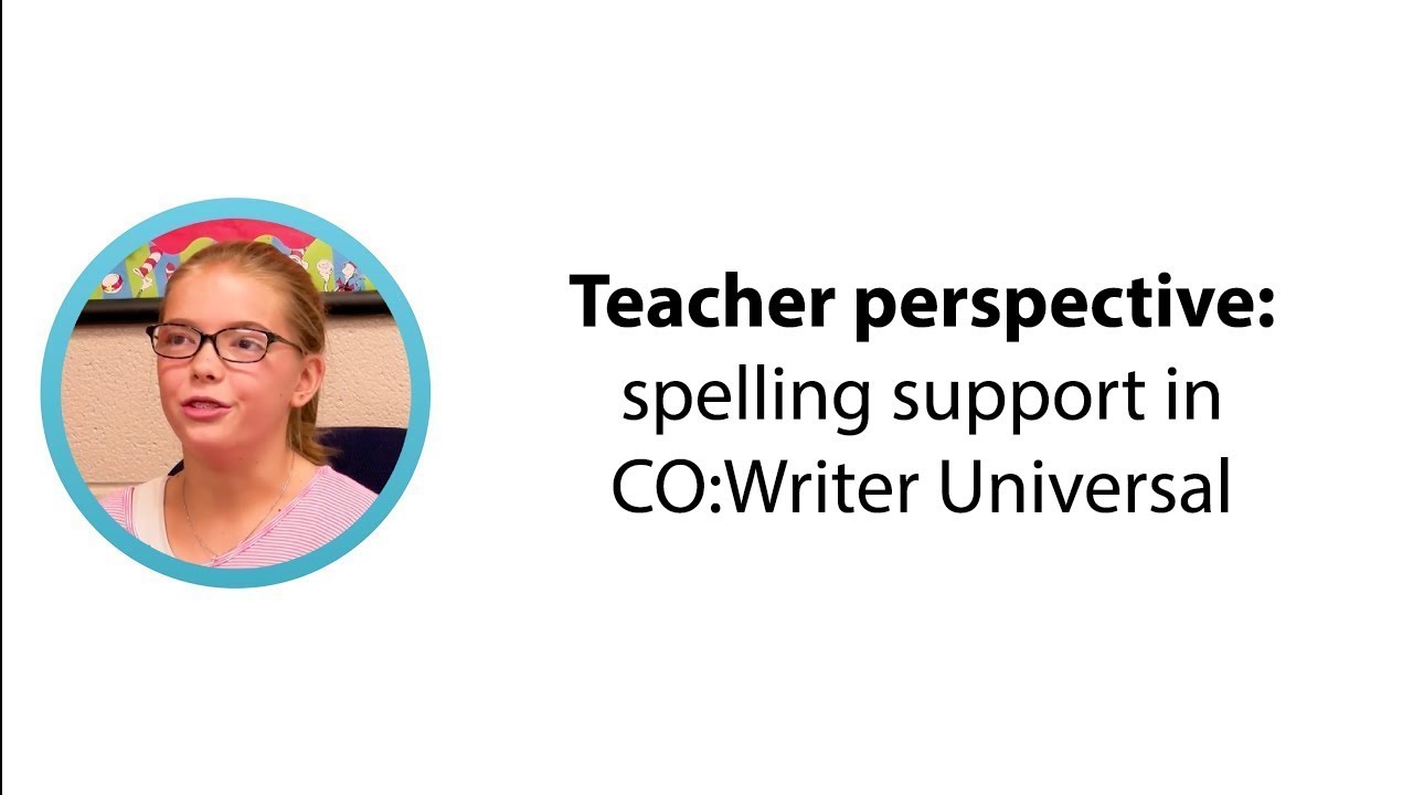 Teacher perspective: spelling support in CO:Writer Universal - YouTube