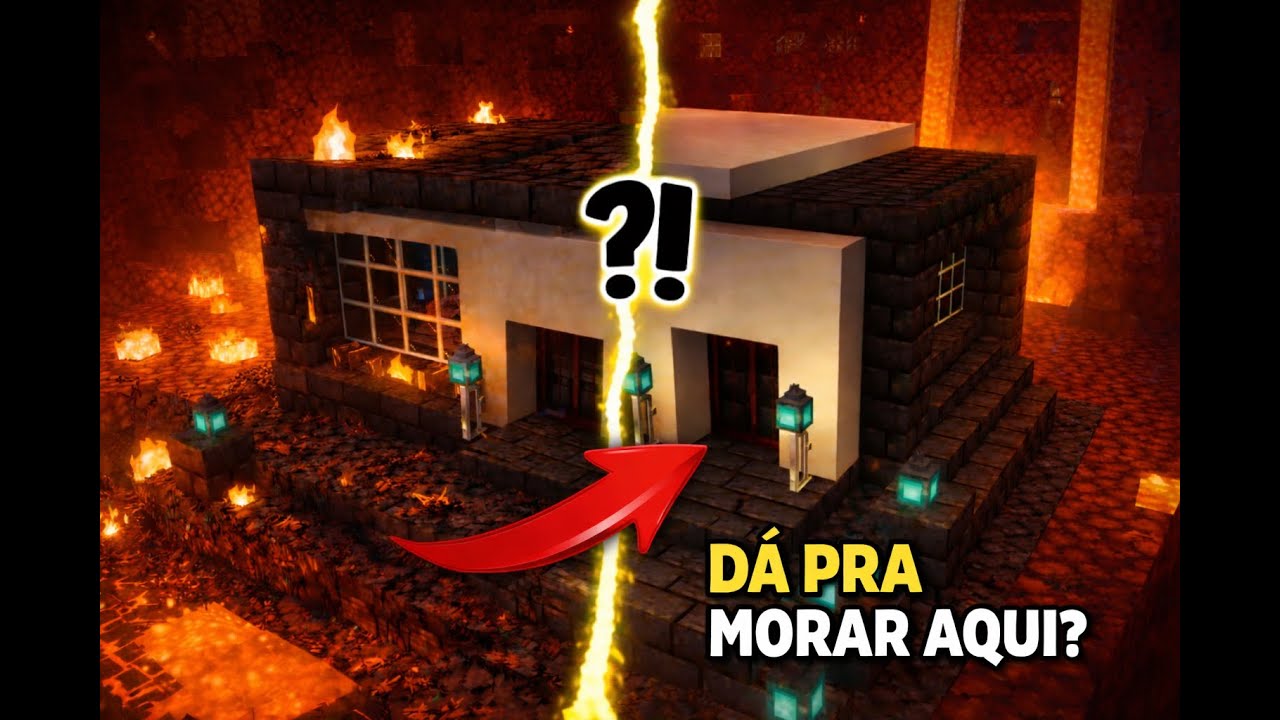Dá Pra Morar no Nether? 🔥 Base Funcional e Segura no Minecraft (Tutorial) - YouTube