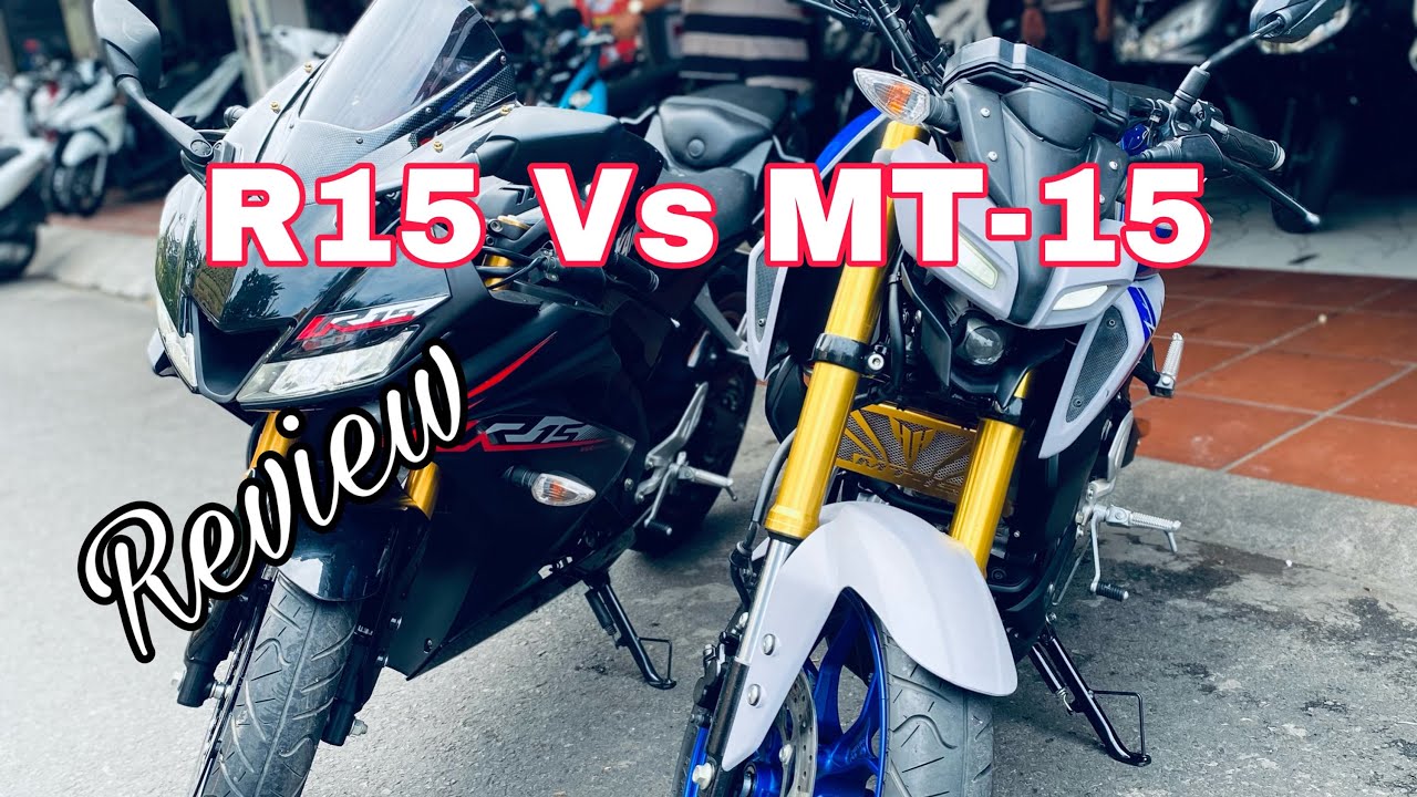 R15 Vs MT-15 មួយណាខ្លាំងជាង - YouTube